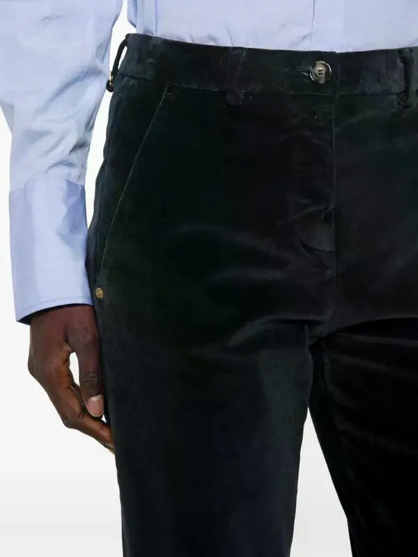 MASON'S Button-fastening Turn-up Trousers