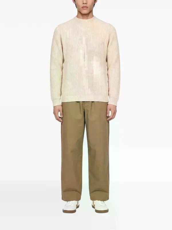 MANIFATTURE DEL NORD Ribbed-knit Sweater