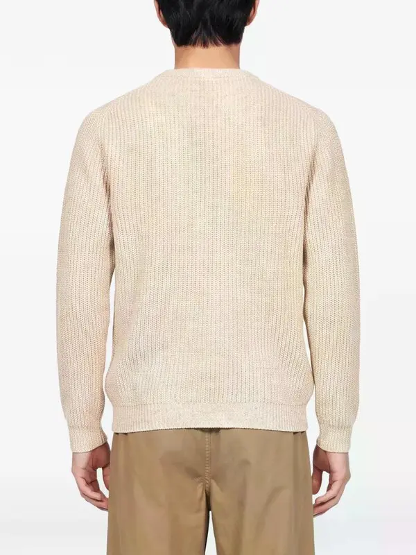 MANIFATTURE DEL NORD Ribbed-knit Sweater
