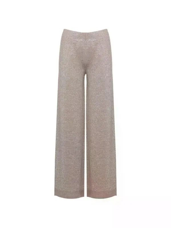 D.exterior Elasticated-waist Palazzo Pants - Neutrals