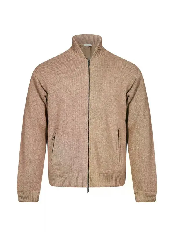 MANIFATTURE DEL NORD Zip-up Knitted Jacket