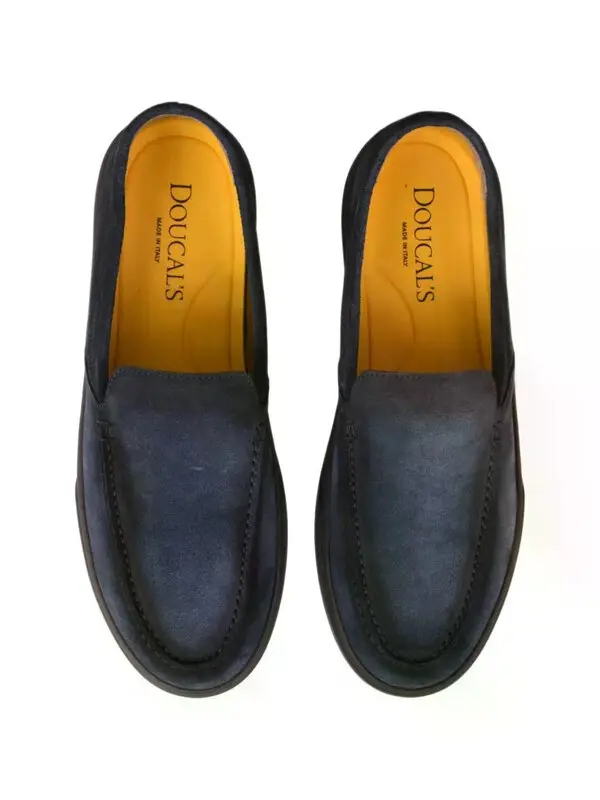 DOUCAL'S Suede-finish Slip-on Trainers