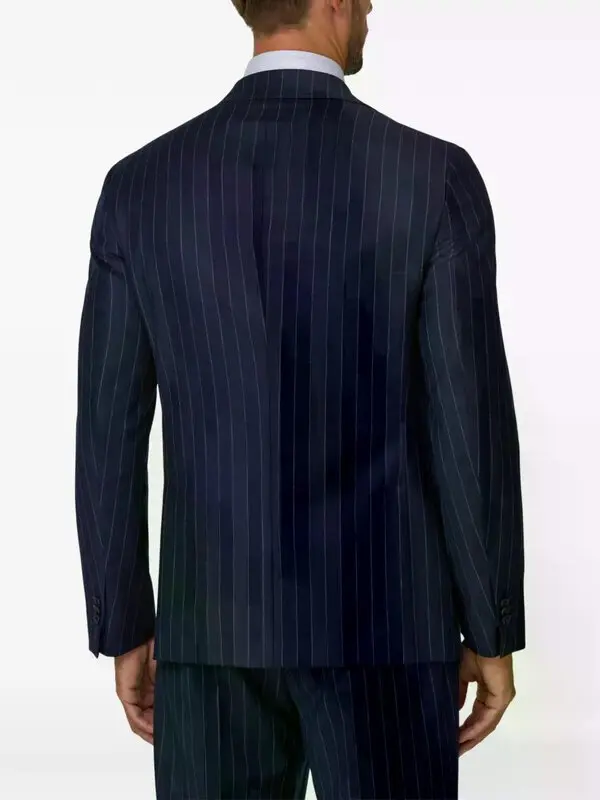 Boggi Milano Suit Pinstripe Wool