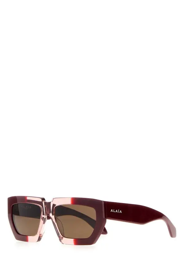 Alaïa Tyrian Acetate Sunglasses - Purple