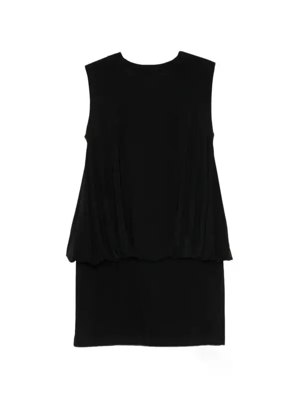 Norma Kamali Sleeveless Mini Dress - Black