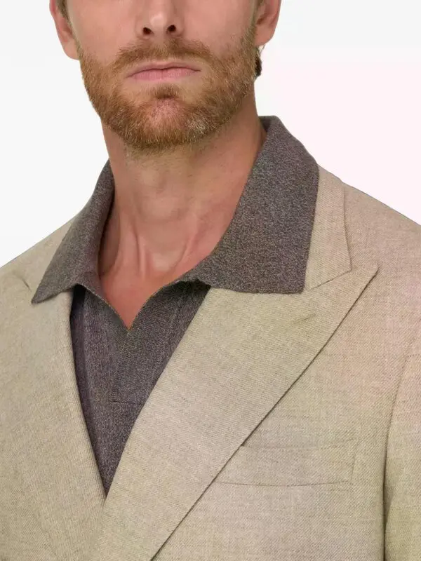 Boggi Milano Blazer Double-breasted In Wool Cashmere