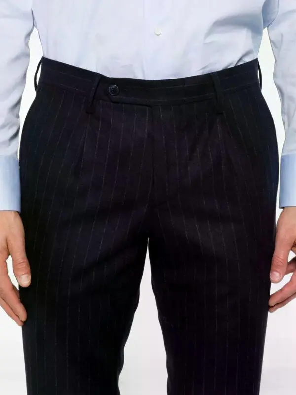 LUIGI BIANCHI MANTOVA Pinstripe-pattern Single-breasted Suit