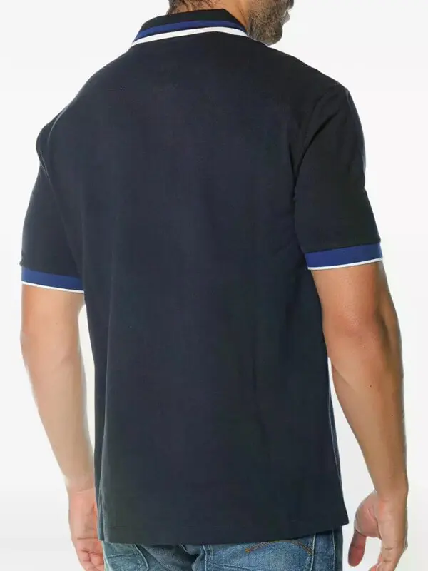 Armani Exchange Logo-print Tipped Polo Shirt