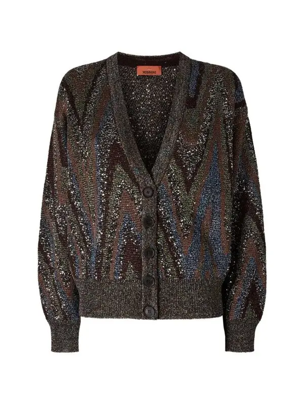Missoni Sequin-embellished Cardigan - Black