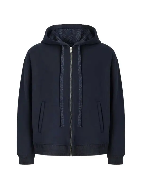 Missoni Cotton Zip-up Hoodie With Insert