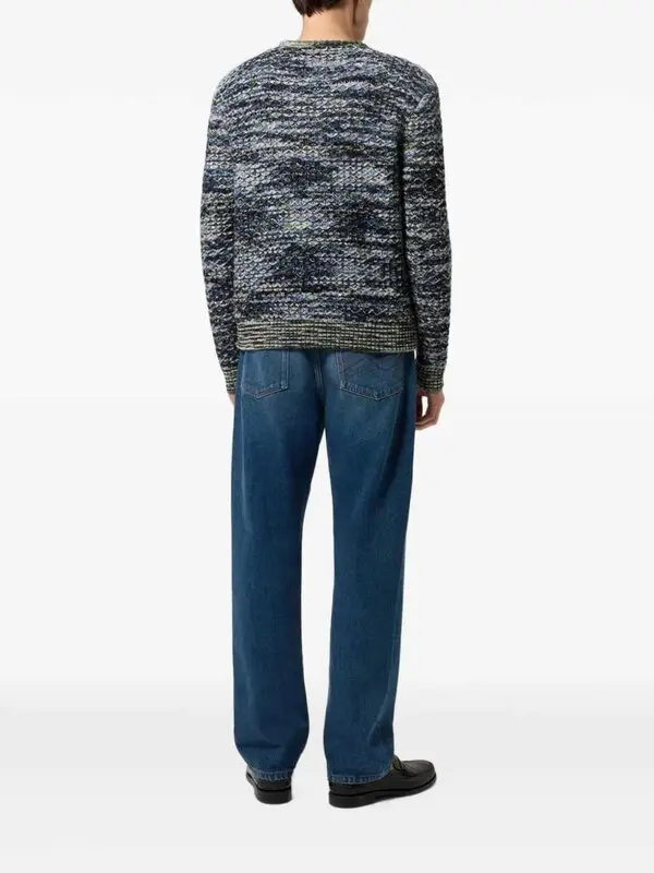 Missoni Zigzag Knit Crew-neck Sweater