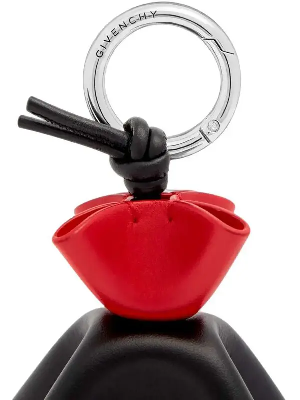 Givenchy Leather Keychain - Black