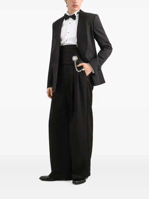 Dolce & Gabbana Double-breasted Techno Gabardine Jacket