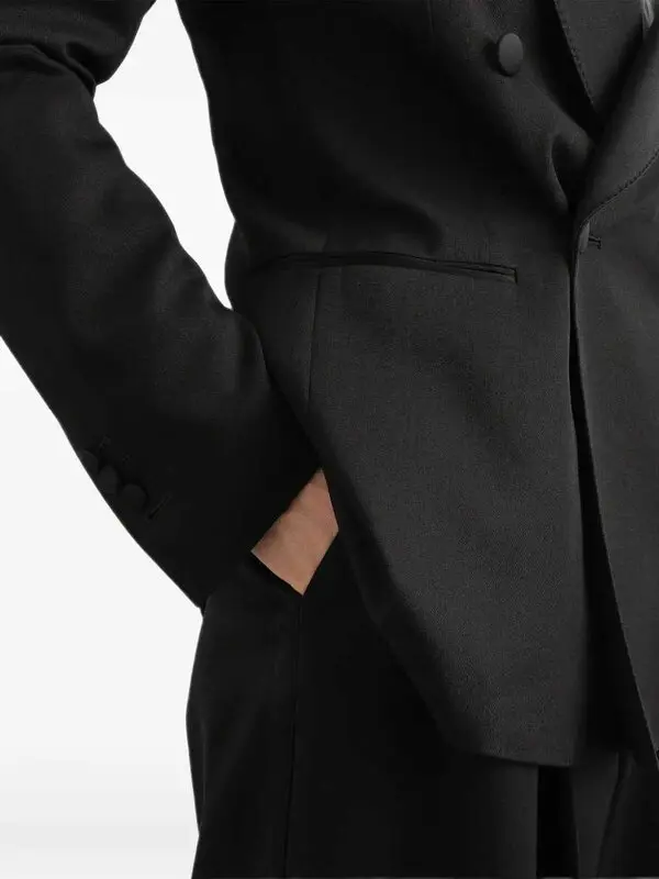 Dolce & Gabbana Double-breasted Techno Gabardine Jacket