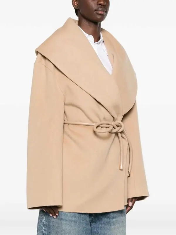 Sportmax Belted Shawl-collar Jacket