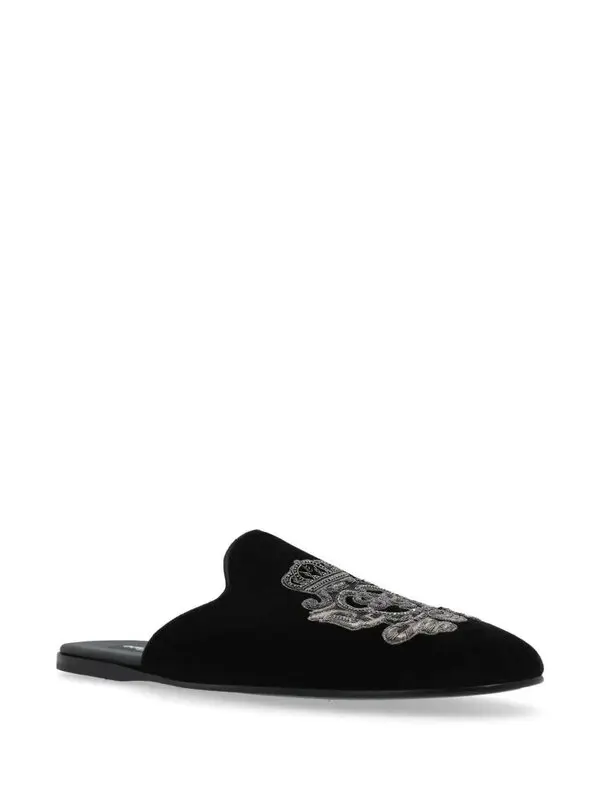 Dolce & Gabbana Embroidered Slippers