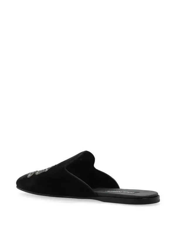Dolce & Gabbana Embroidered Slippers