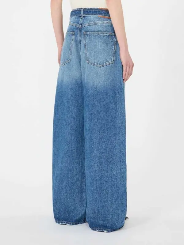 Sportmax Belted Wide-leg Jeans