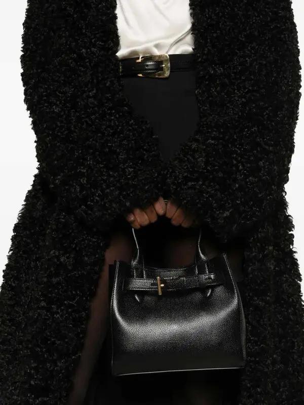 TOM FORD Audrey Buckle Tote Bag - Black