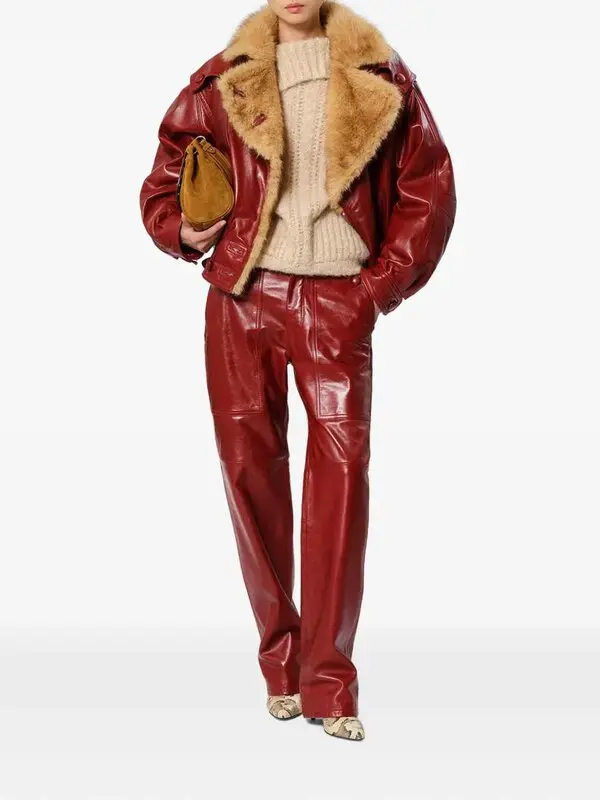 Isabel Marant Étoile Marant Valka Leather Trousers