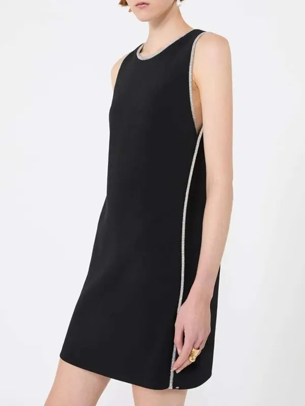 Sportmax Stretch Viscose Dress - Black