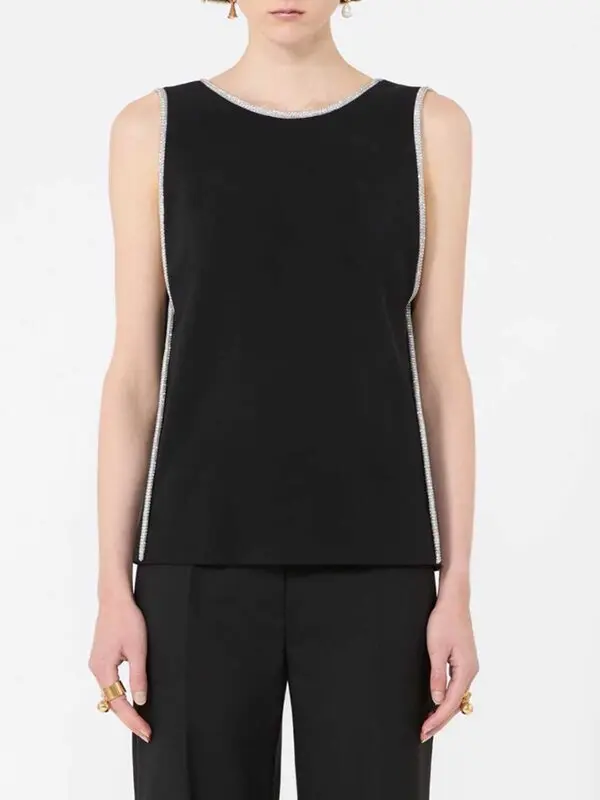 Sportmax Sleeveless Viscose Top