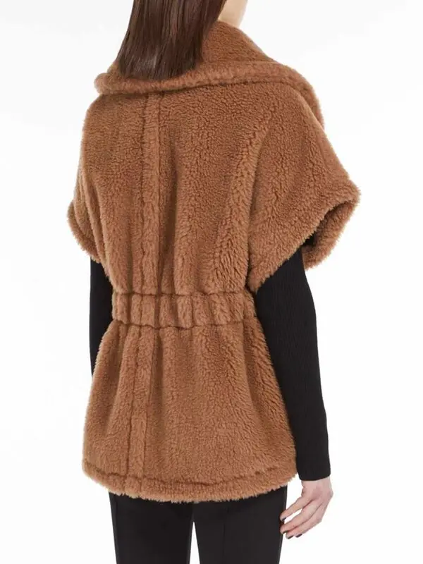 Max Mara Camel-hair Teddy Fabric Cape