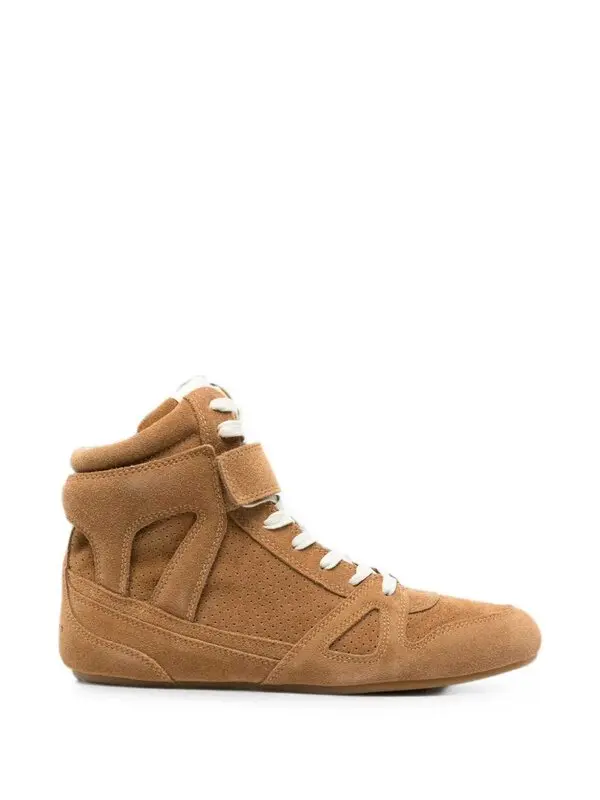 Isabel Marant Étoile Marant Perforated Strap Sneakers - Brown