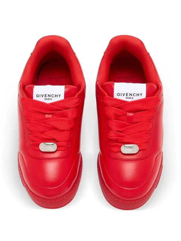 Givenchy Puffy Yard Sneakers In Nappa Leather - Red