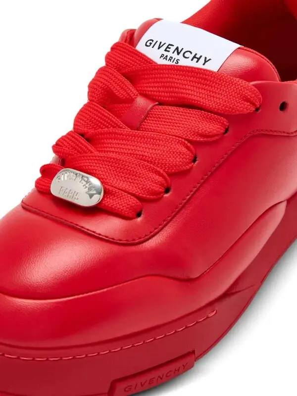 Givenchy Puffy Yard Sneakers In Nappa Leather - Red