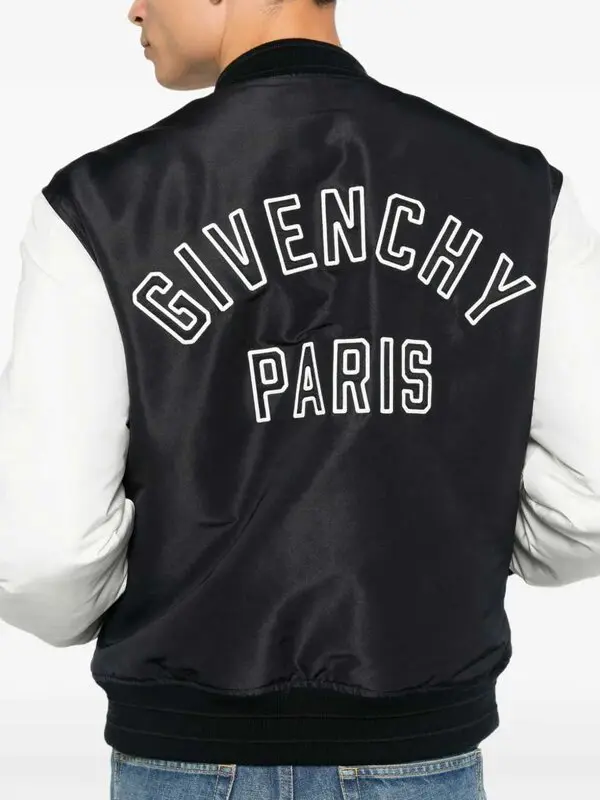 Givenchy Embroidered Logo Bomber Jacket