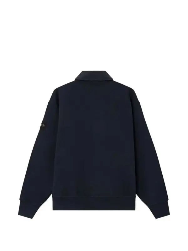 Stone Island Tubular Cotton Fleece Polo Shirt