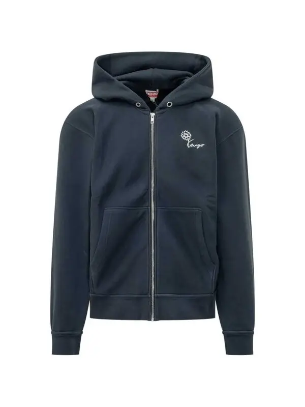 Kenzo Hooded Jacket With Graphic Print