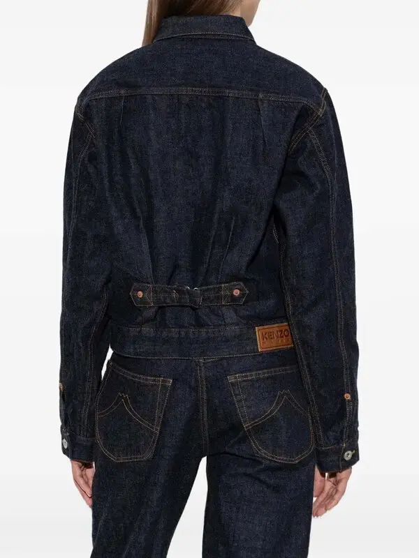 Kenzo Floral-pattern Denim Jacket