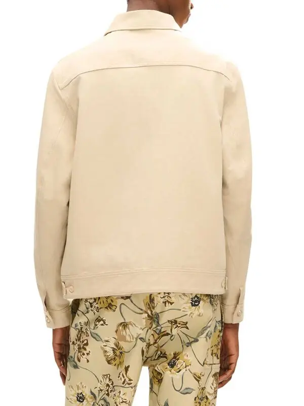 Kenzo Varsity` Embroidered Cotton Jacket - Brown