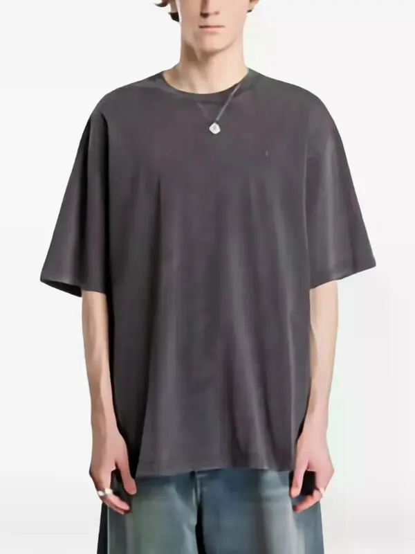 A BATHING APE Crew Neck Garment-dyed T-shirt