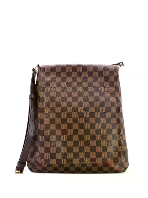 LOUIS VUITTON Musette Handbag Damier Gm Crossbody Bag - Brown