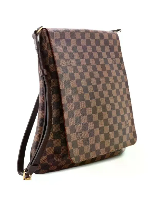 LOUIS VUITTON Musette Handbag Damier Gm Crossbody Bag - Brown