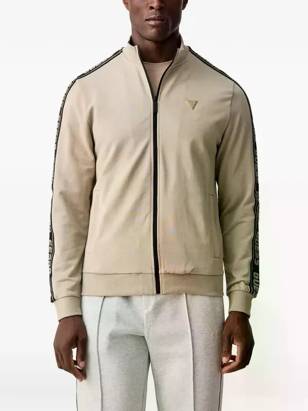 Guess Full Zip Sweatshirt - Neutrals