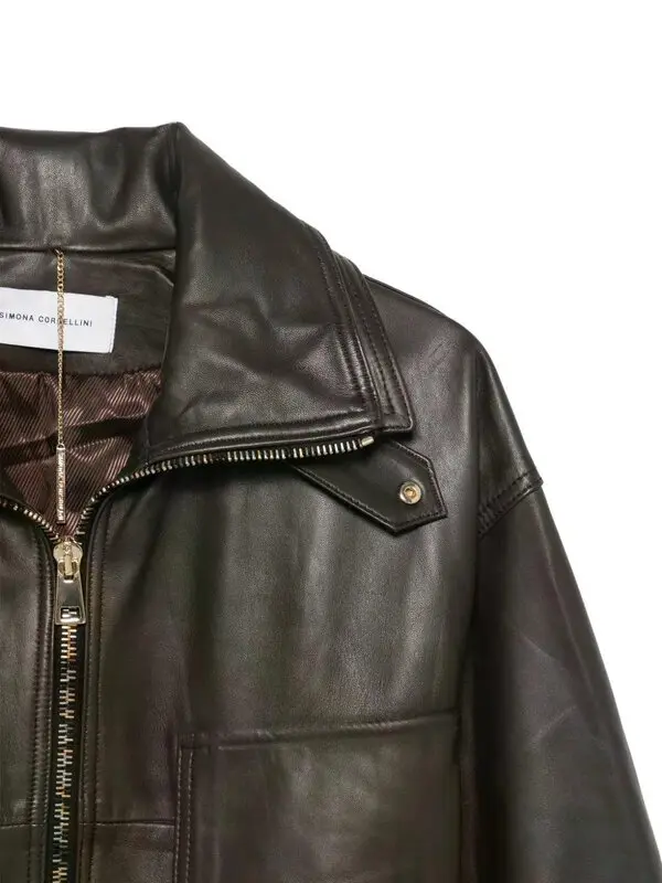 SIMONA CORSELLINI Zip-up Bomber Jacket