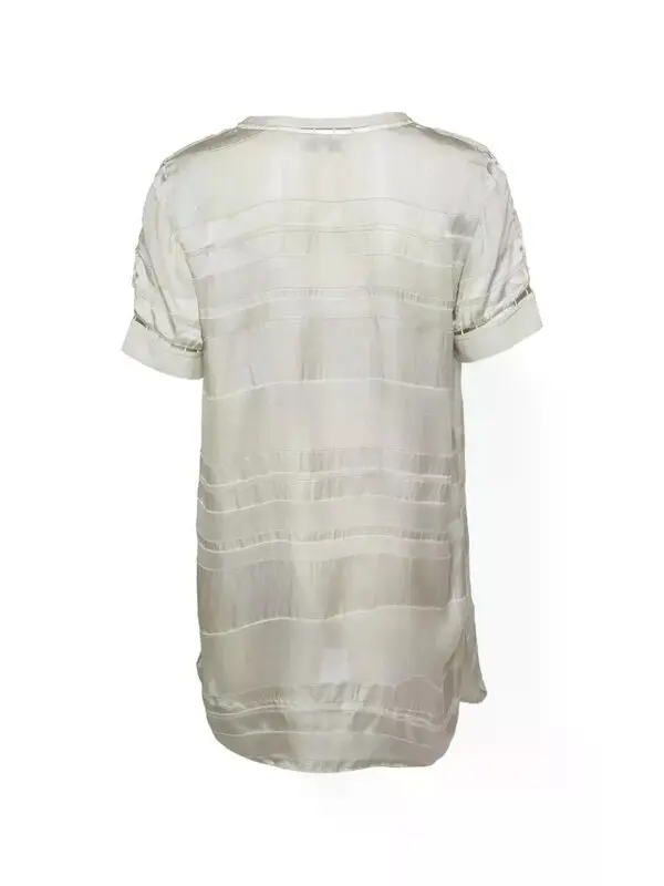 IRO PARIS Frey Striped Silk Mini Dress