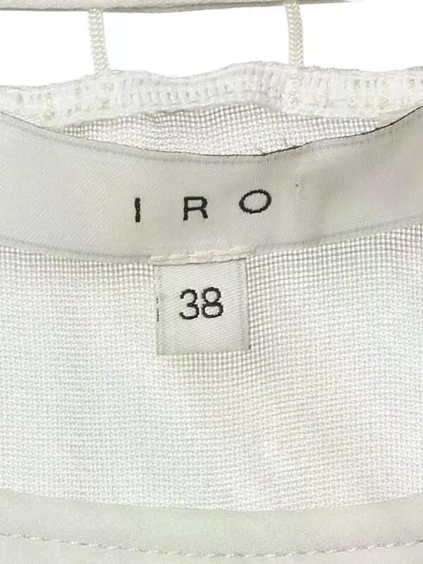 IRO PARIS Frey Striped Silk Mini Dress
