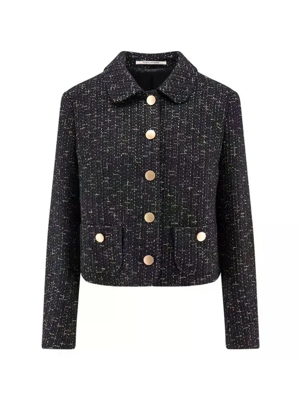 Tagliatore Idelle Bouclé Button-up Tweed Jacket