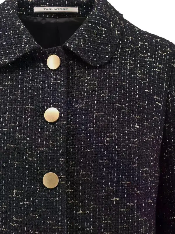 Tagliatore Idelle Bouclé Button-up Tweed Jacket