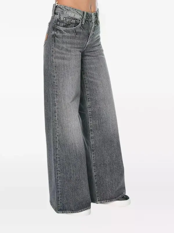 Armani Exchange Five-pocket Wide-leg Jeans