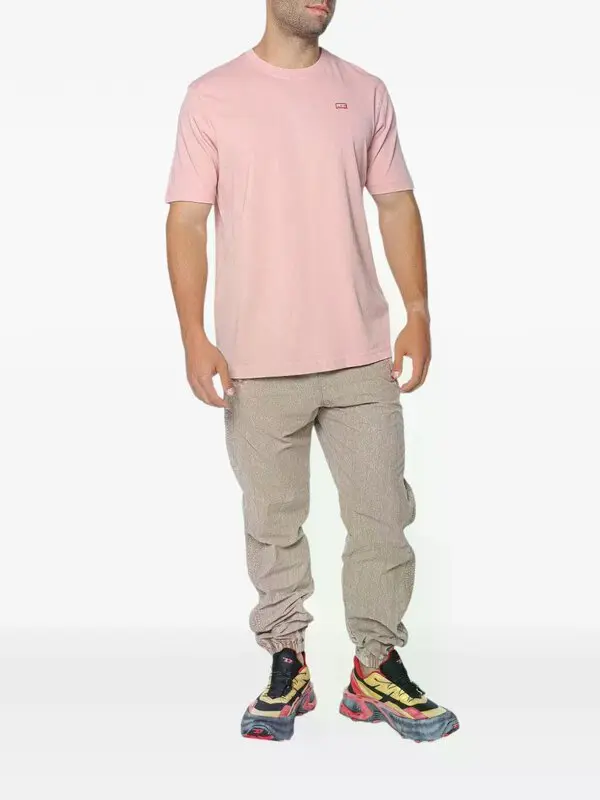 DIESEL® Washed Nylon Pants With Side Bands - Neutrals