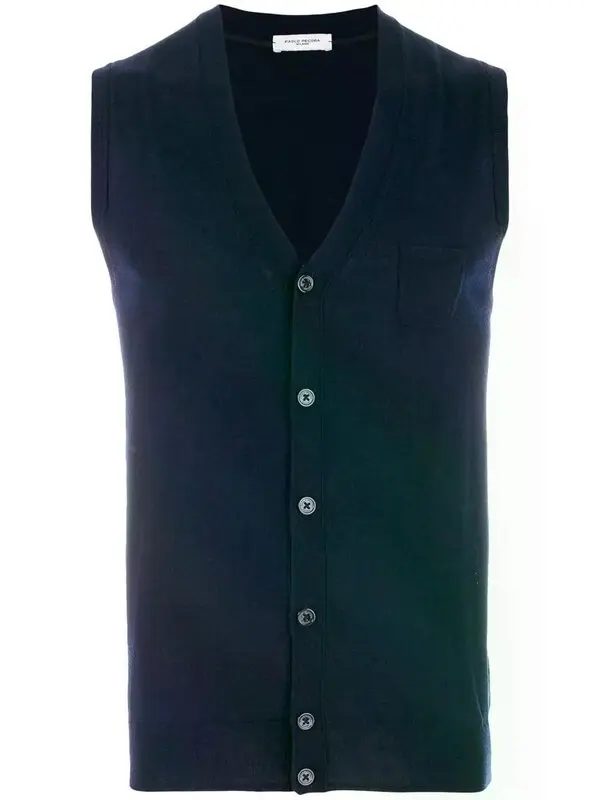 PAOLO PECORA Sleeveless Cardigan