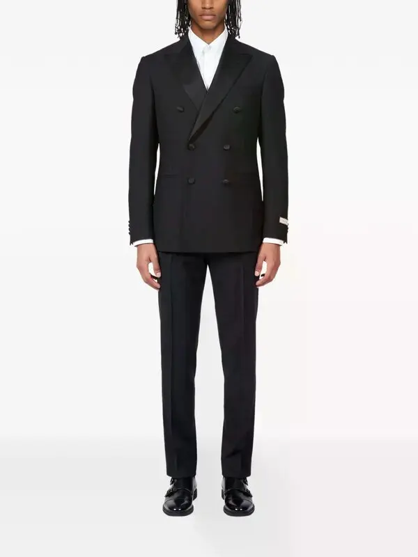 Canali Double-breasted Peaked-lapel Suit