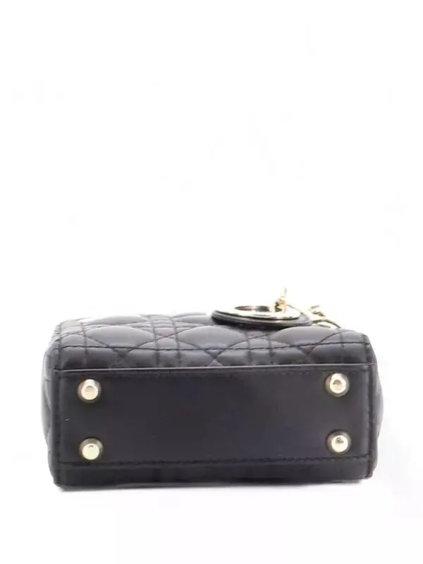 Dior Lady Bag Cannage Quilt Lambskin Micro Shoulder Bag