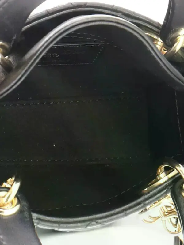 Dior Lady Bag Cannage Quilt Lambskin Micro Shoulder Bag